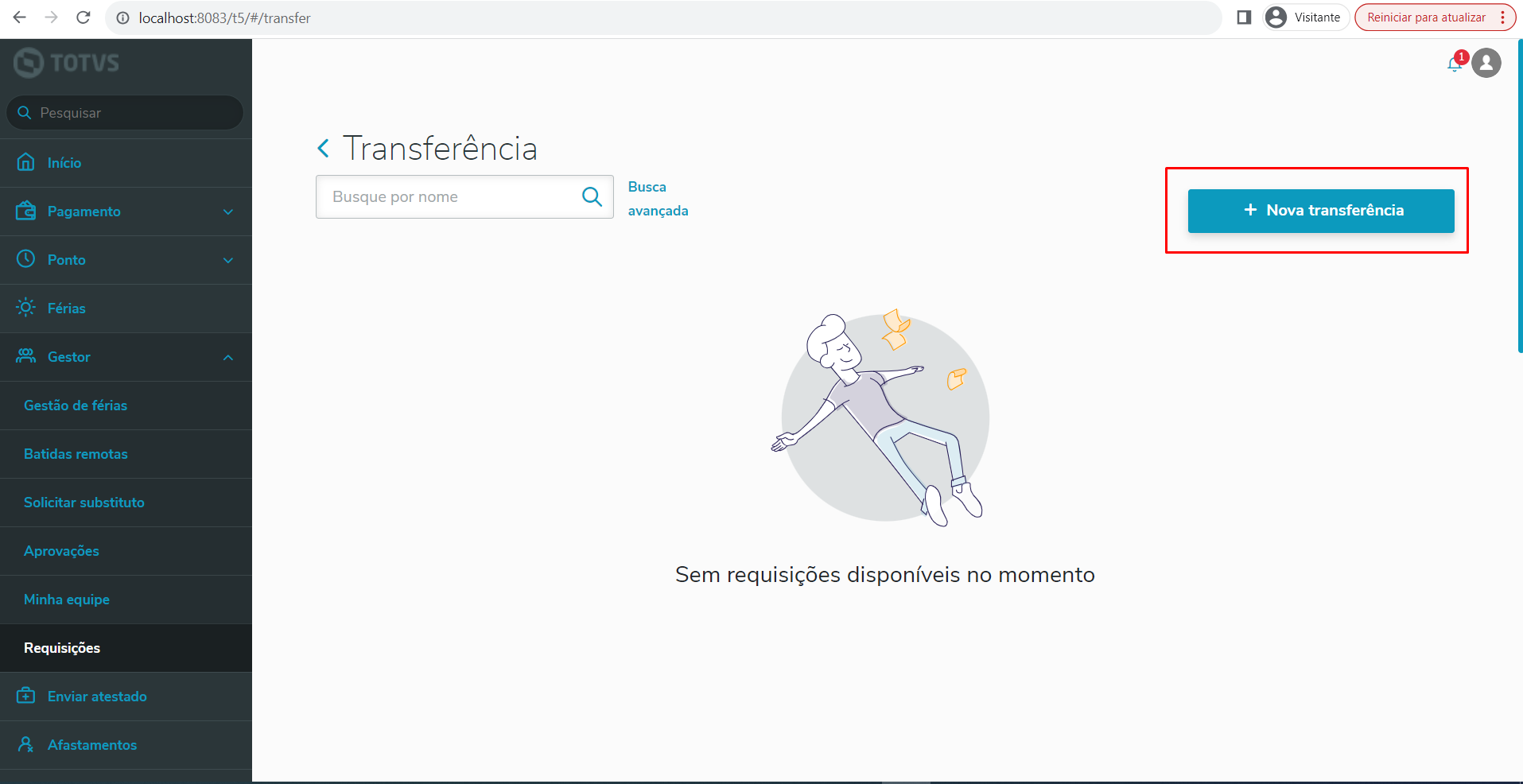 RH - Linha Protheus - MEU RH - Como requisitar a transferência de um ...