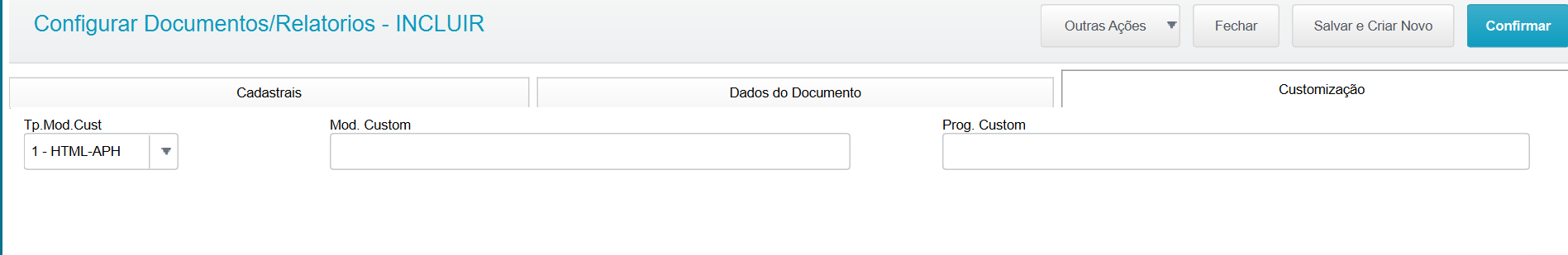 Cross Segmento Totvs Backoffice Linha Protheus Sigaeec Criação De
