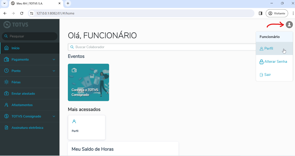 RH - Linha Protheus - Meu RH - É possível alterar o endereço ...