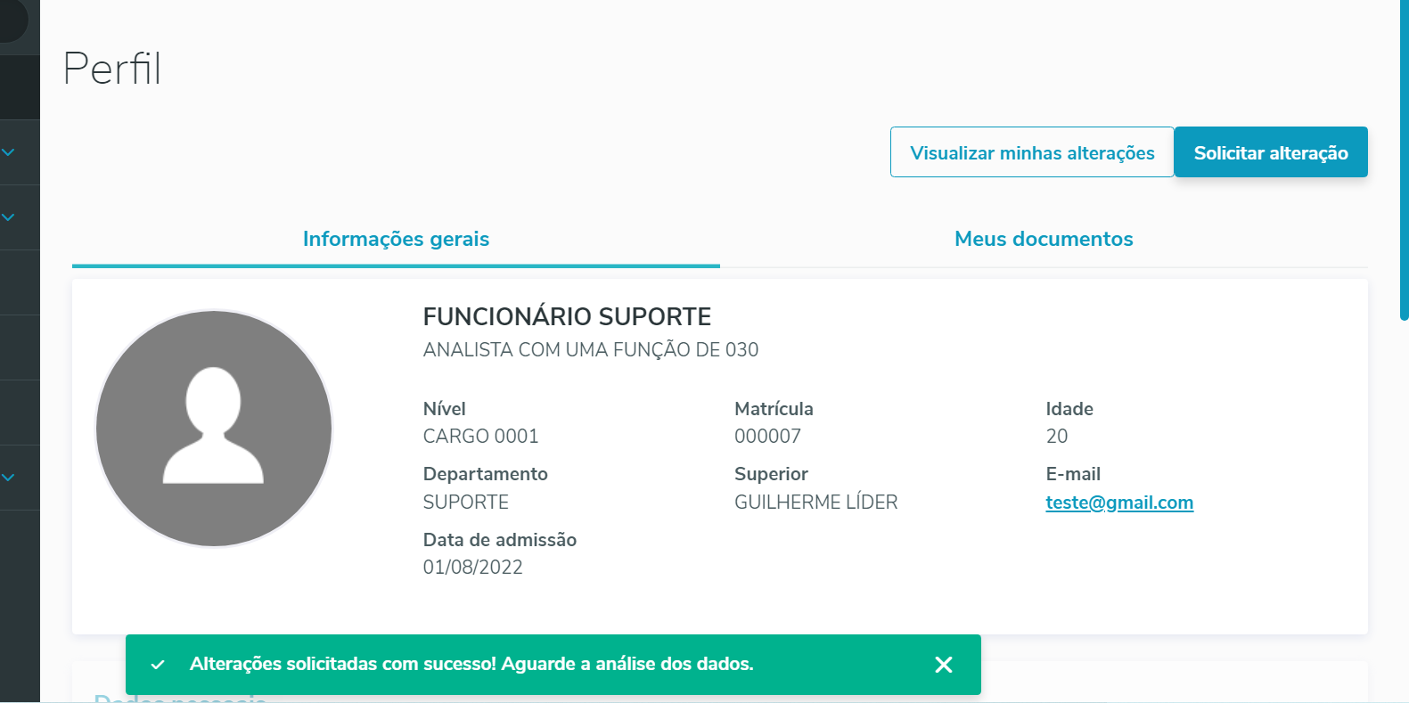 RH - Linha Protheus - Meu RH - É possível alterar o endereço ...