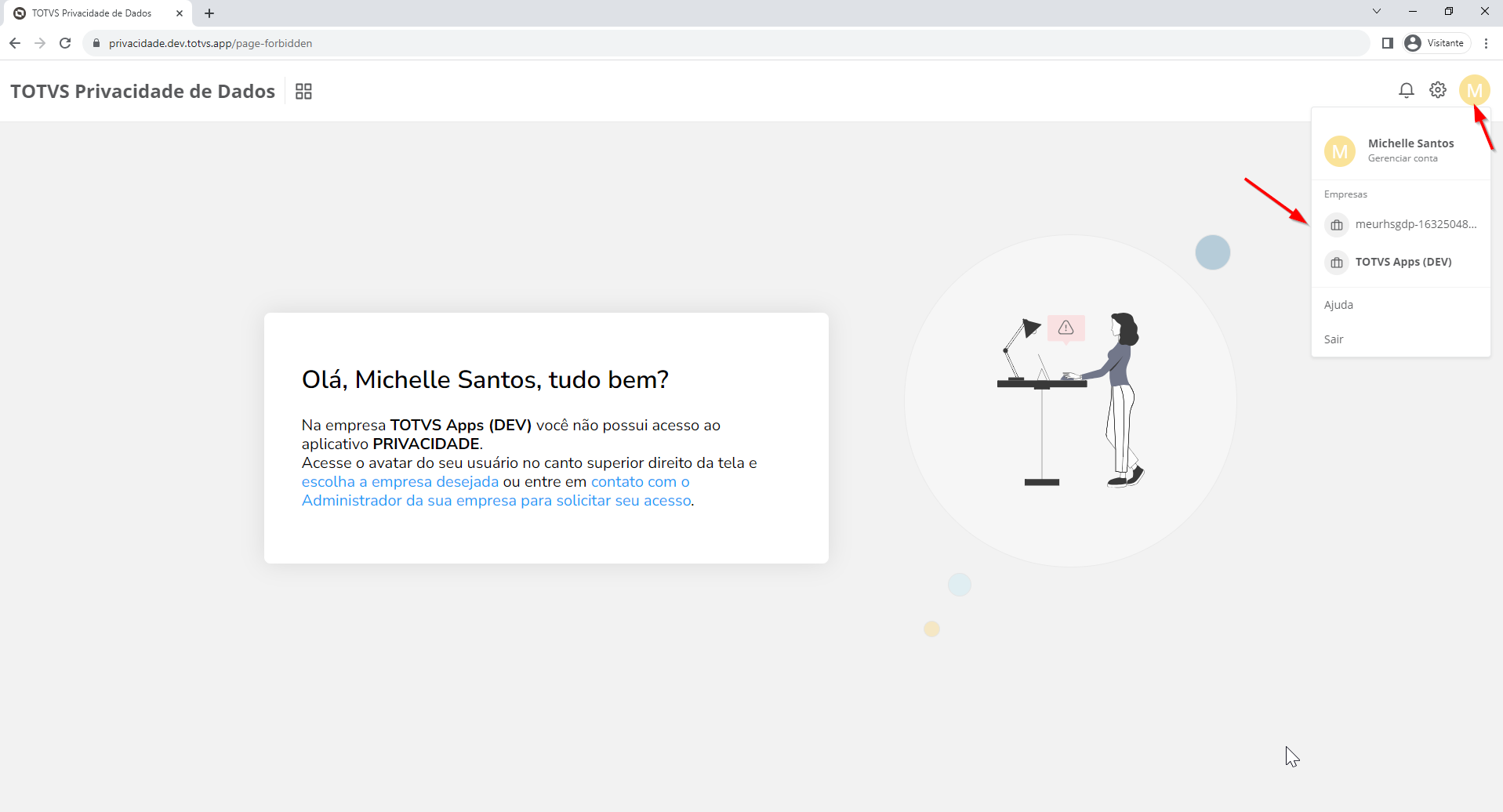 TOTVS Privacidade de Dados - TPD - É possível efetuar o login (acesso ...