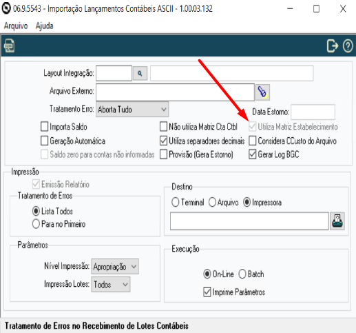 Cross Segmentos - Linha Datasul - FGL - Erro 684: Unidade de negócio &1 ...