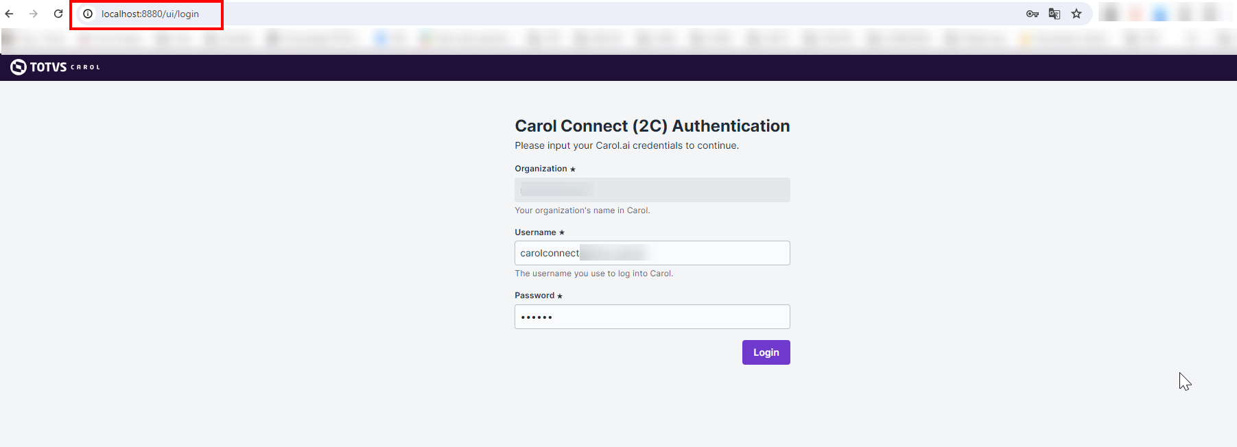 TOTVS CAROL - Carol Connect (2C) - Como verificar se há atualização do ...
