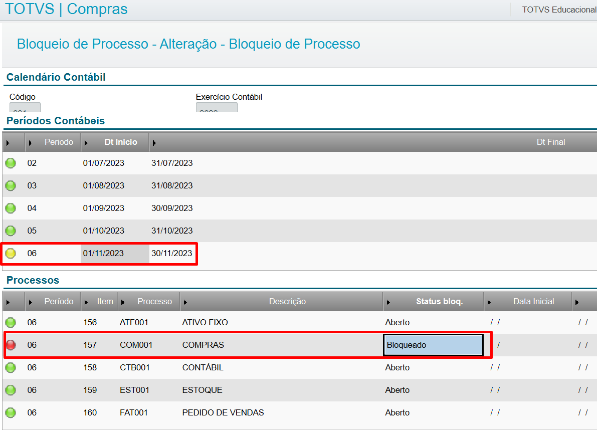 Cross Segmentos - Totvs Backoffice Protheus - SIGACOM - Ocorrência do help CTBBLOQ – Central de ...