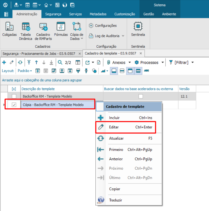 Framework - Linha RM - Frame - Cópia de dados – Central de Atendimento ...