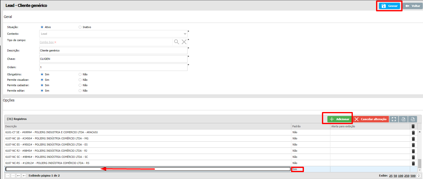 Cross Segmentos - TOTVS CRM Automação de Força de Vendas (SFA) - WEB ...