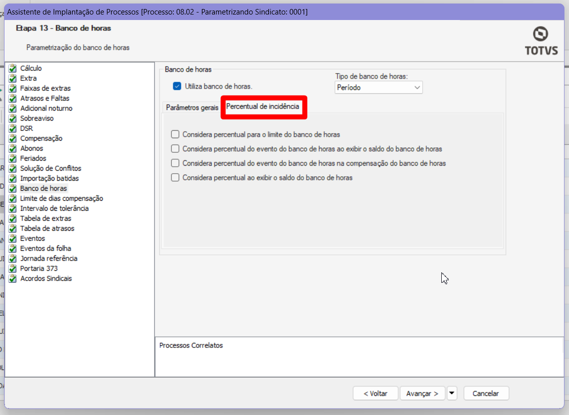 Rh Rm Pto Como Configurar O Banco De Horas Por Período Central