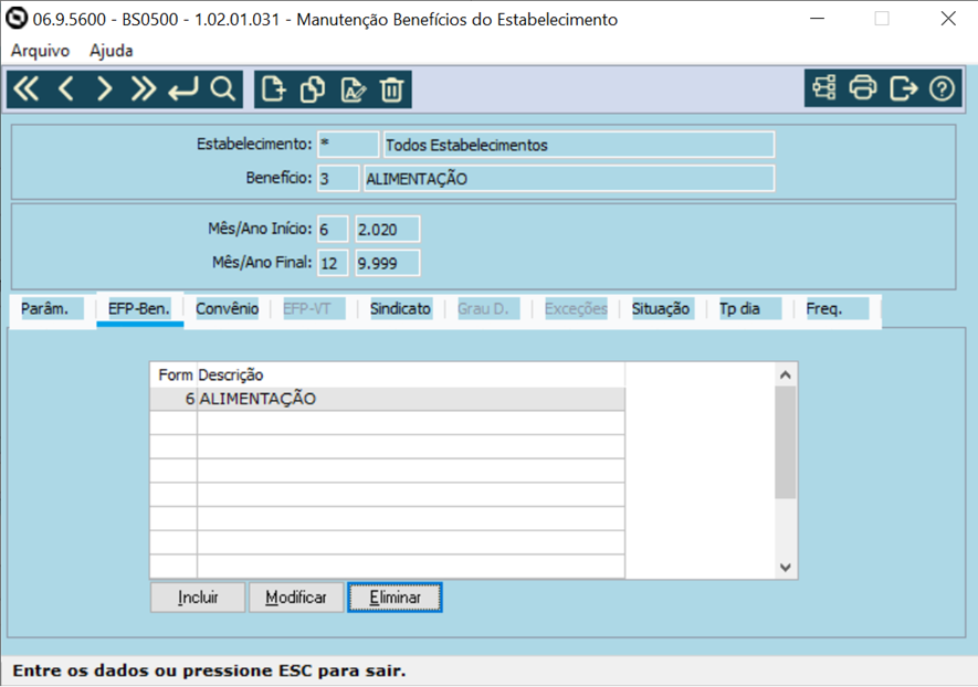 RH - Linha Datasul - MBS - Processo para alteração da fórmula de ...
