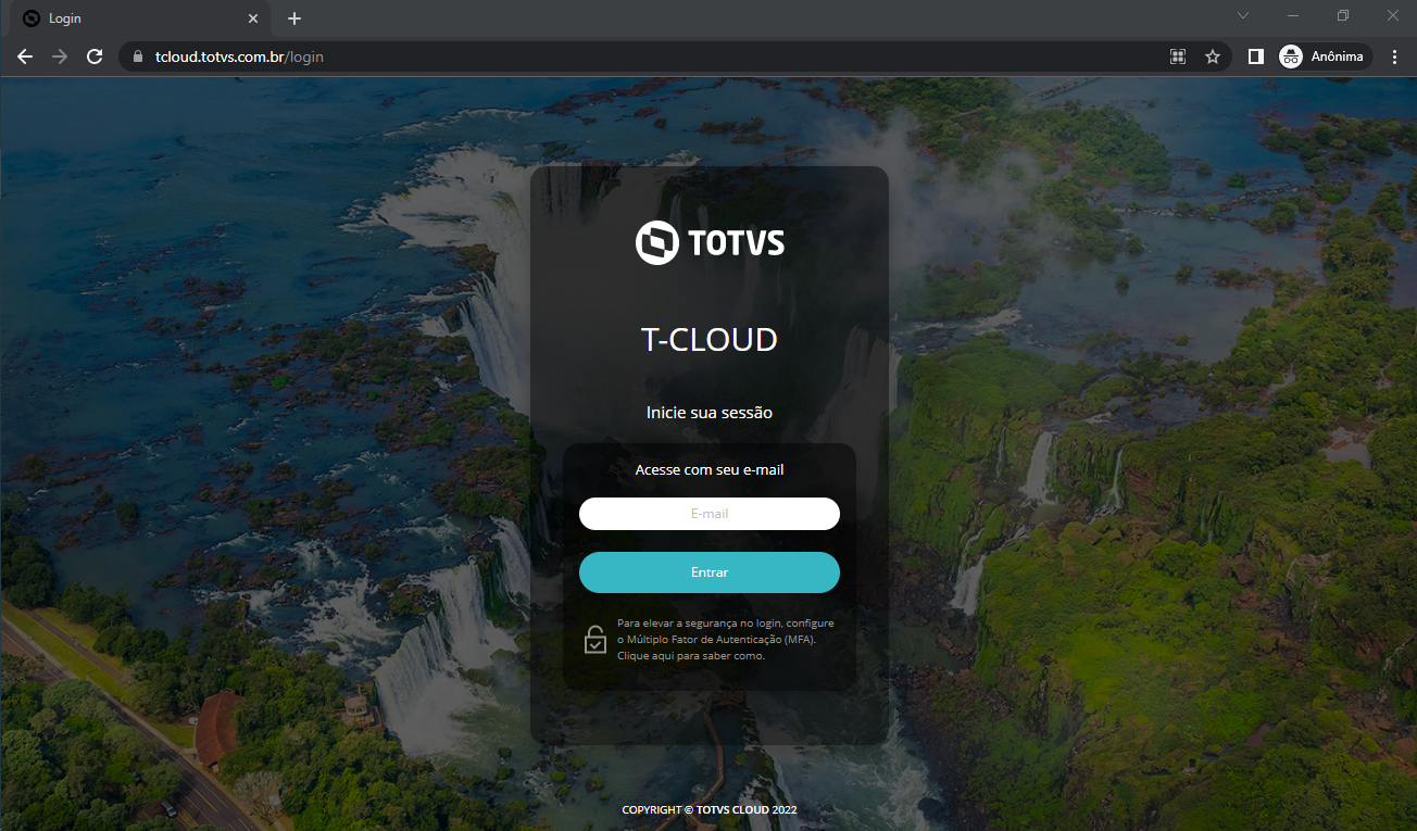 CLOUD - IAAS - Desativar usuário no T-Cloud – Central de Atendimento TOTVS