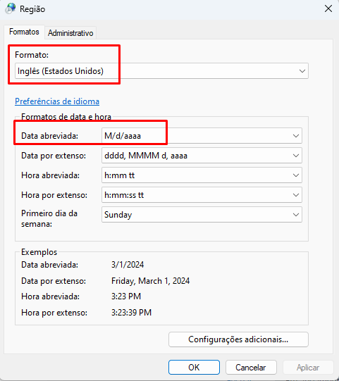 Framework - Linha RM - Frame - Alterar formato data – Central de ...
