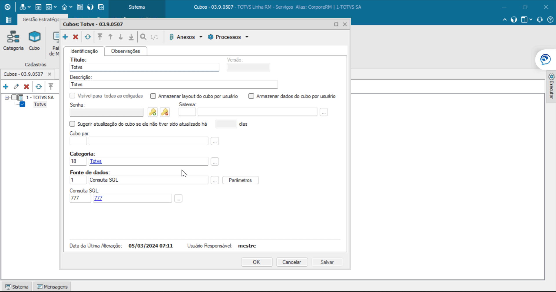 Cross Segmentos - Backoffice RM - BI - Alterando consulta SQL que ...