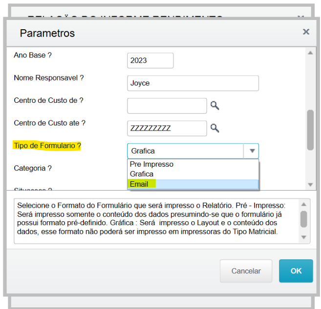 RH - Linha Protheus - GPE - Como Enviar Informe de Rendimento por E ...