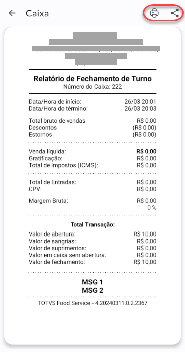 TOTVS FOOD Service - PDV - Como realizar Abertura e Fechamento de Turno (Mobile) – Central de ...