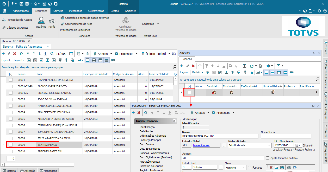 Framework - Linha RM - Frame - Como anexar actions à telas do sistema ...