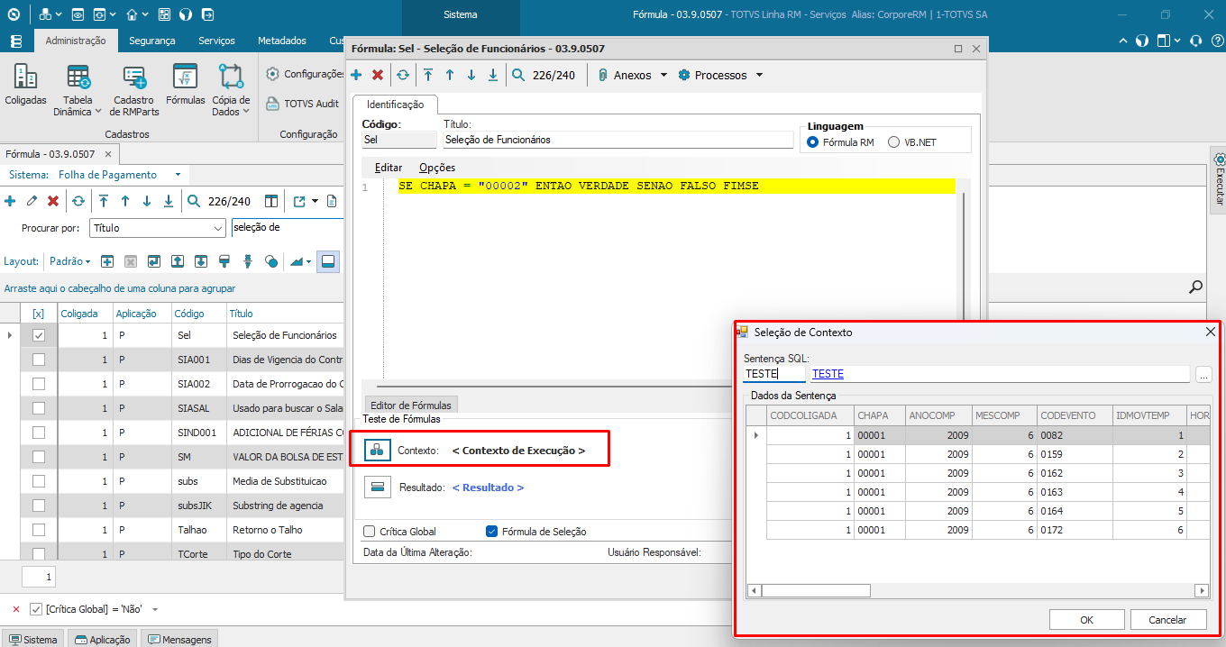 Framework - Linha RM - Frame - Cadastro de Fórmulas – Central de ...