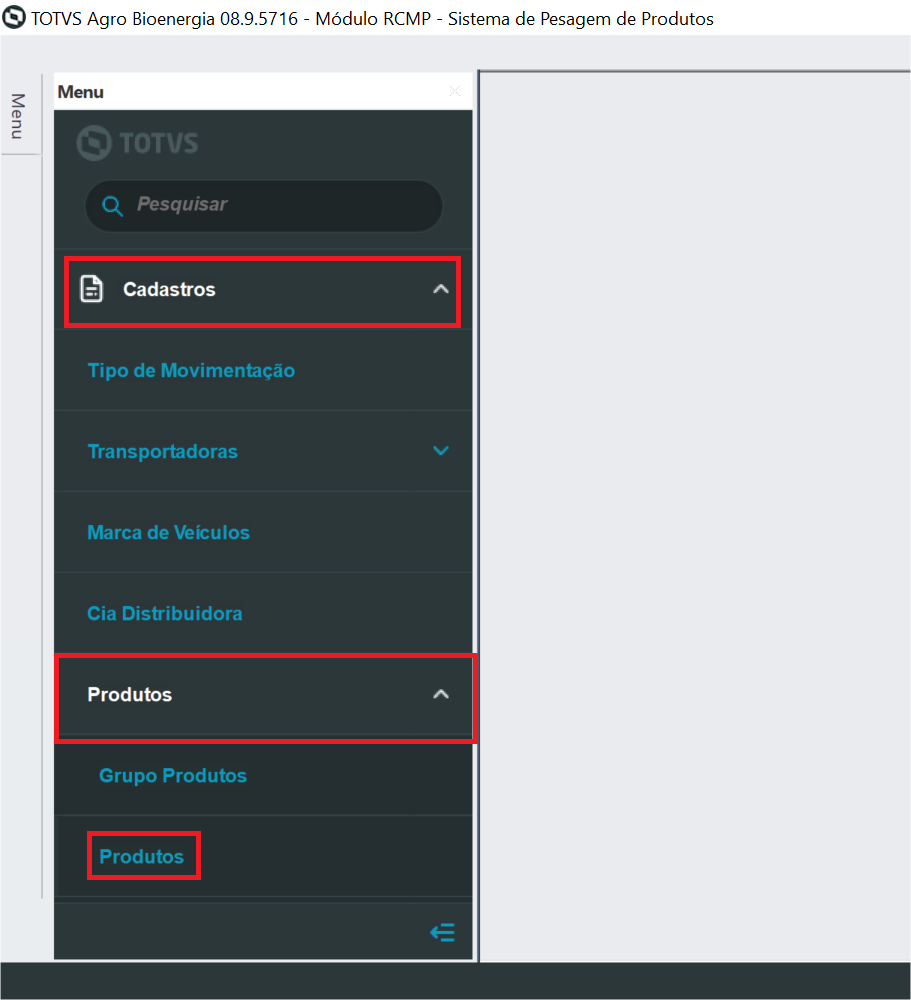 Agro - PIMS CS - SPA_PRD - Cadastro de Produtos - Unidade Medida ...