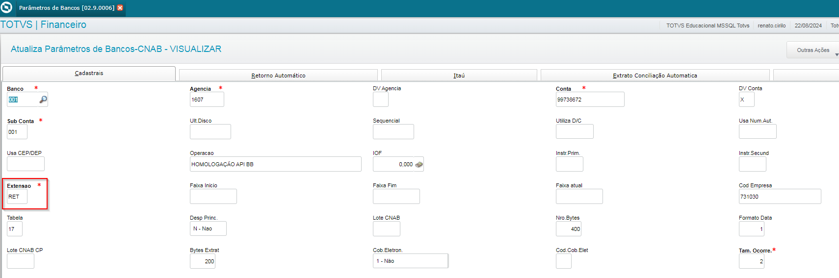 Cross Segmentos - Backoffice Linha Protheus - SIGAFIN - FINA420 - Como ...