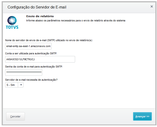 FRAMEWORK - Framework (Línea Protheus) - MI - E-MAIL/PROXY - Configuración Amazon SES-SMTP ...