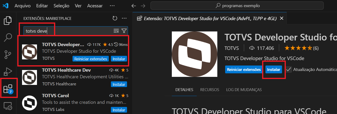 Framework - Linha Logix - FRW - Configurar VSCode para o Logix – Central de Atendimento TOTVS