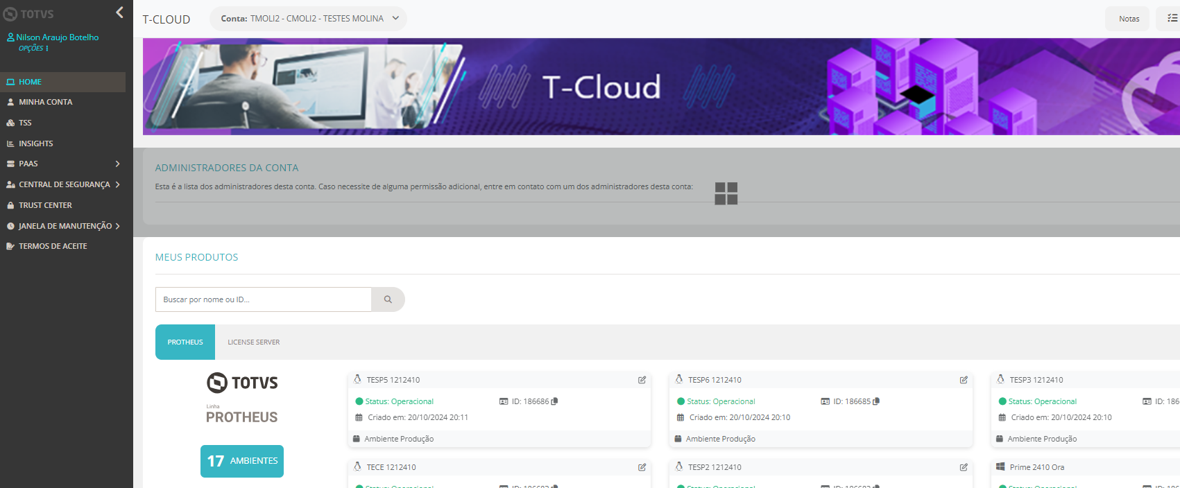 CLOUD - MP - Como obter a URL do smartclient webapp no Protheus Tcloud – Central de Atendimento ...