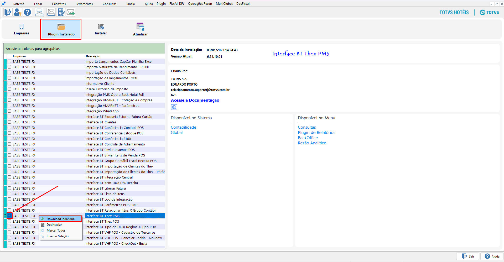 Hotelaria - TOTVS Backoffice (Linha CMNET) - GLOBAL - Como realizar a ...