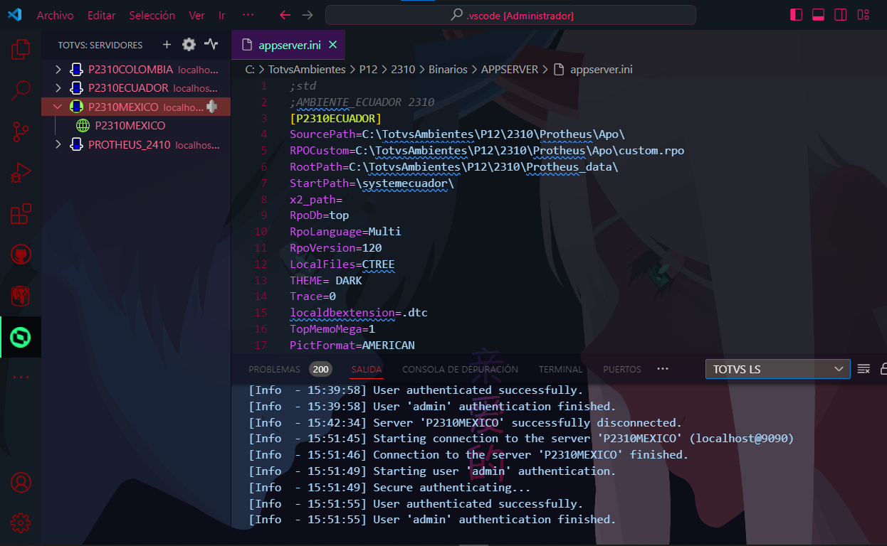 Cross Segmentos - TOTVS BackOffice (Línea Protheus) - MI - VsCode ...
