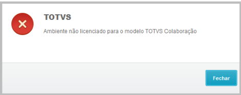 Cross Segmentos - Backoffice Protheus - SIGAFAT - Help: Ambiente não licenciado para o modelo ...