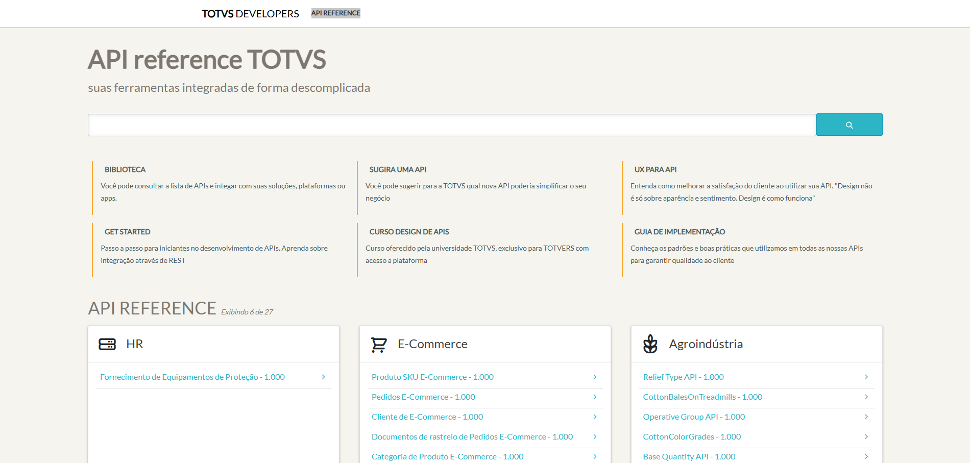 Cross Segmentos - TOTVS Backoffice (Linha Protheus) - ADVPL - API TOTVS ...
