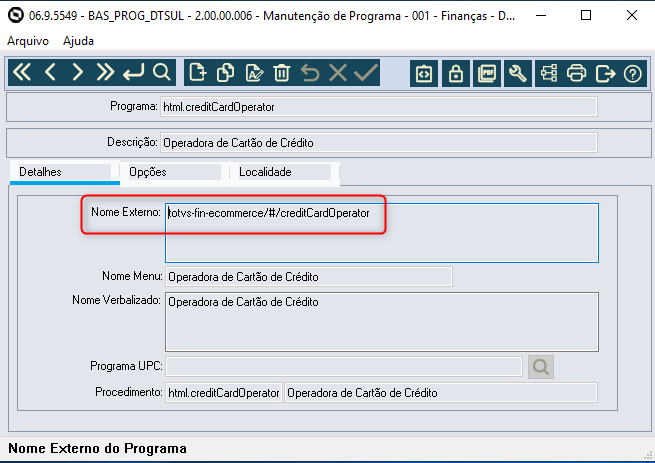 Cross Segmentos - Linha Datasul - ACR - HTML - Tela HTML em branco ou ...