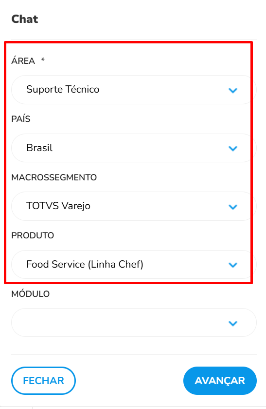 TC - ART - Como solicitar atendimento ao suporte Totvs Food Linha Chef ...