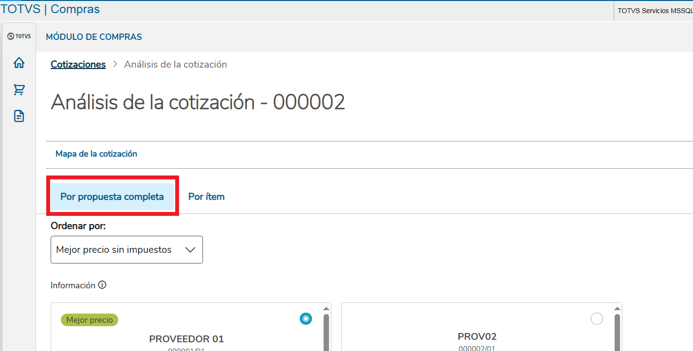 Cross Segmentos - TOTVS BackOffice (Línea Protheus) - MI - Compras (SIGACOM) - PGCA010 - Opción ...