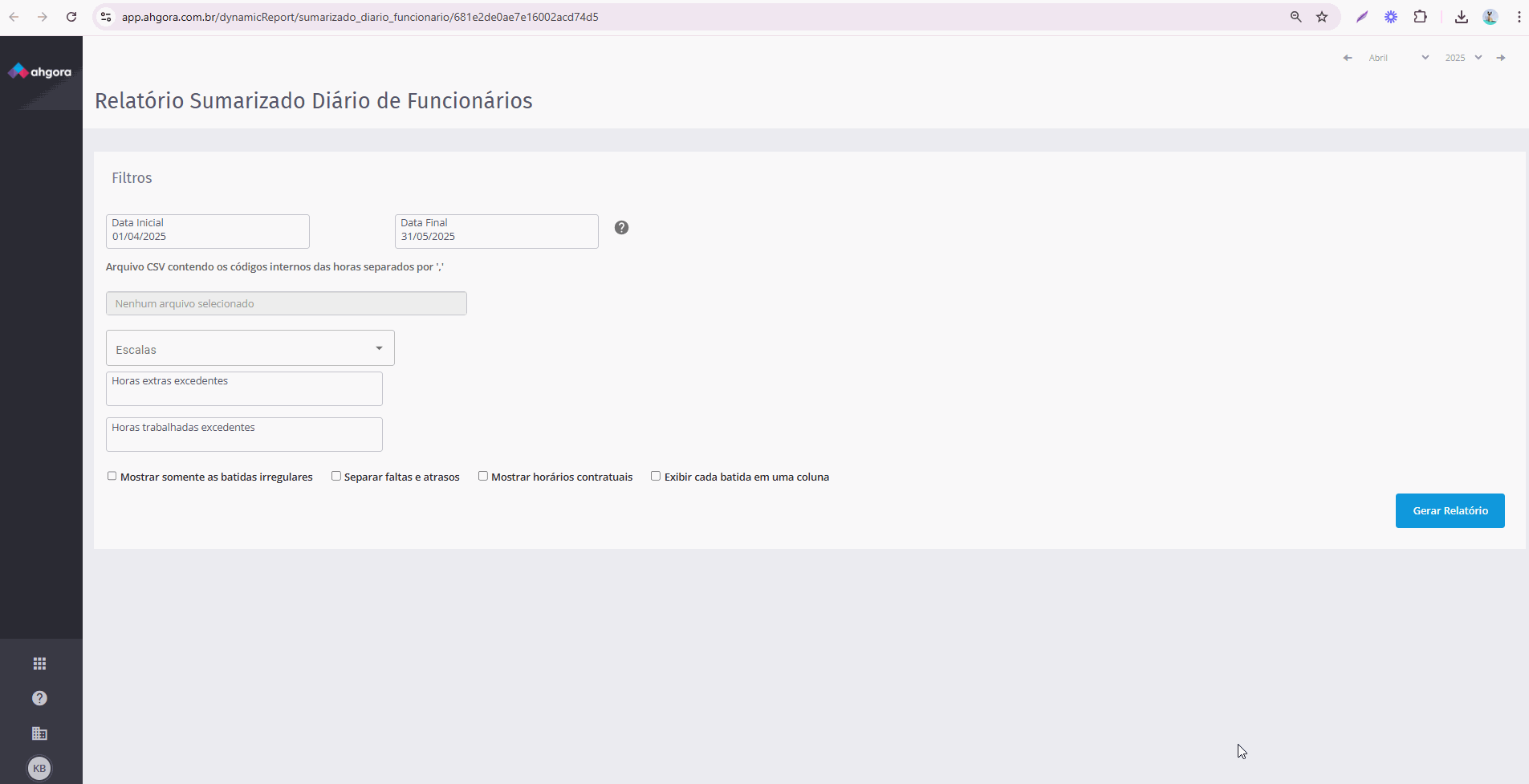 TOTVS RH Ponto Eletrônico (Linha Ahgora) - Pontoweb - Como gerar o ...
