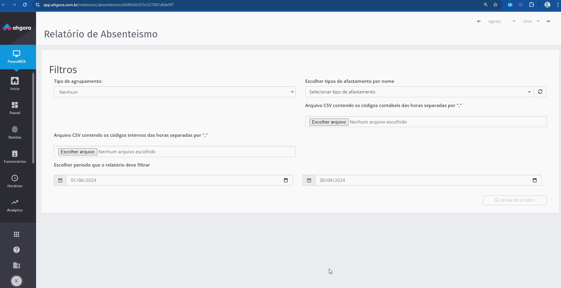 TOTVS RH Ponto Eletrônico (Linha Ahgora) - Pontoweb - Conheça o ...