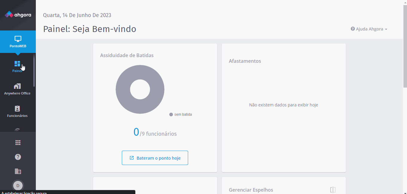 TOTVS RH Ponto Eletrônico (Linha Ahgora) - Pontoweb - Como habilitar o ...