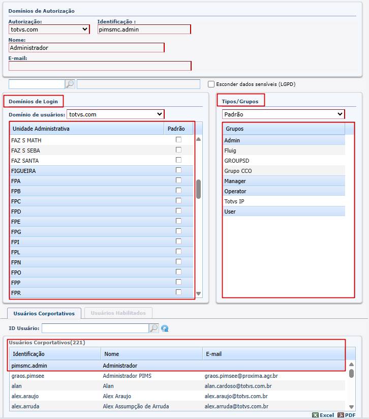 Agro - PIMS MC - ADM - Cadastrar um novo usuário no TOTVS Agro ...