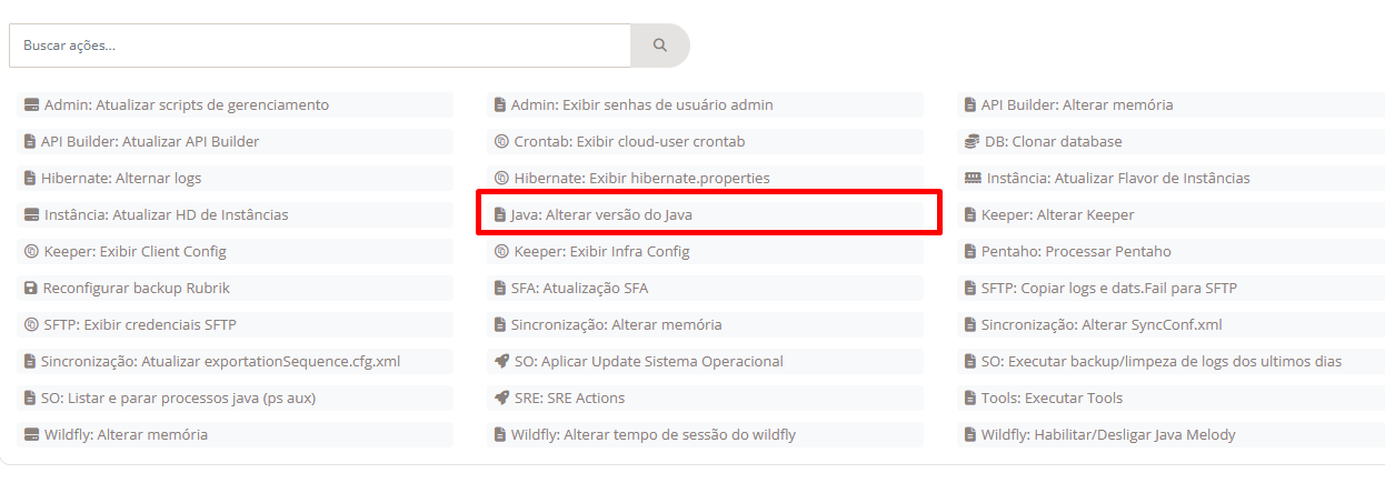 Java: Alterar versão do Java – Central de Atendimento TOTVS