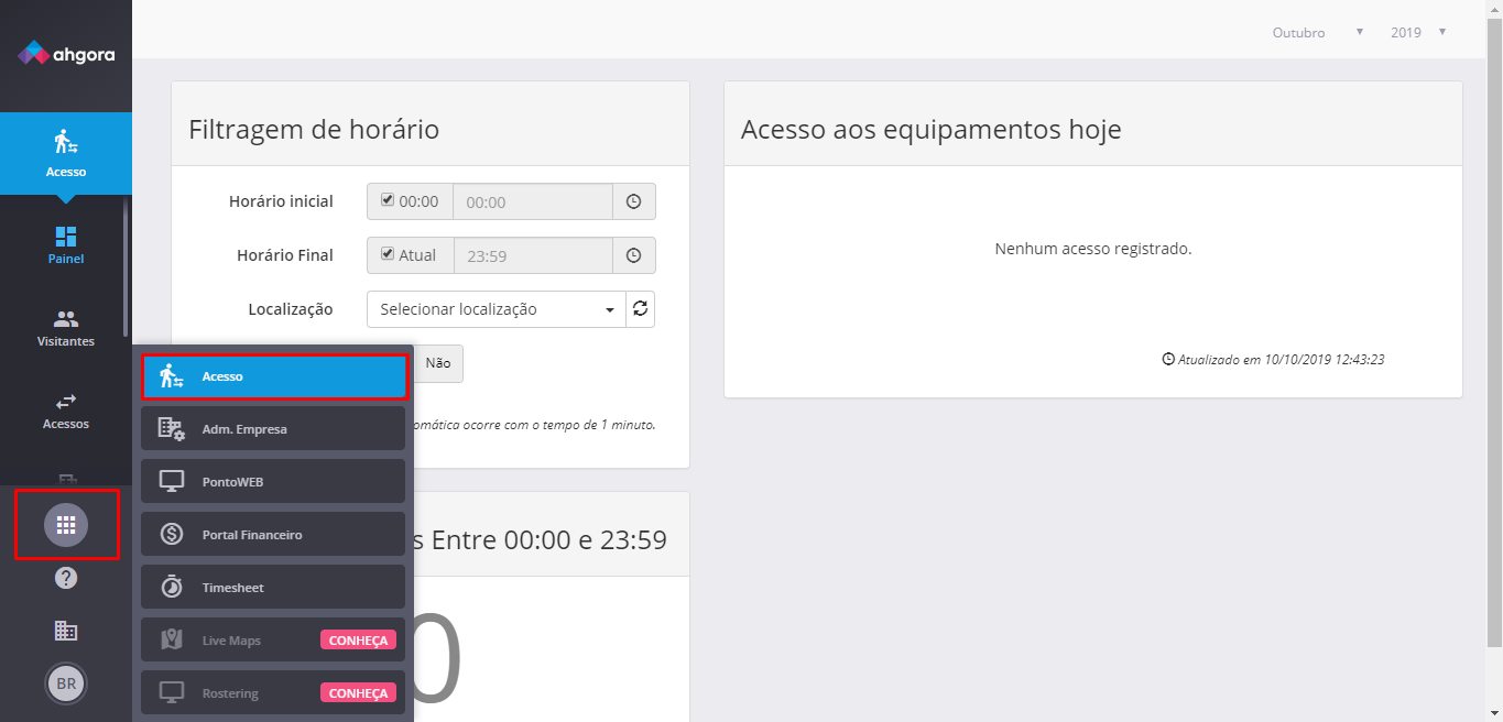 TOTVS RH Ponto Eletrônico (Linha Ahgora) - Controle de Acesso (antigo Acessoweb) - Como ...