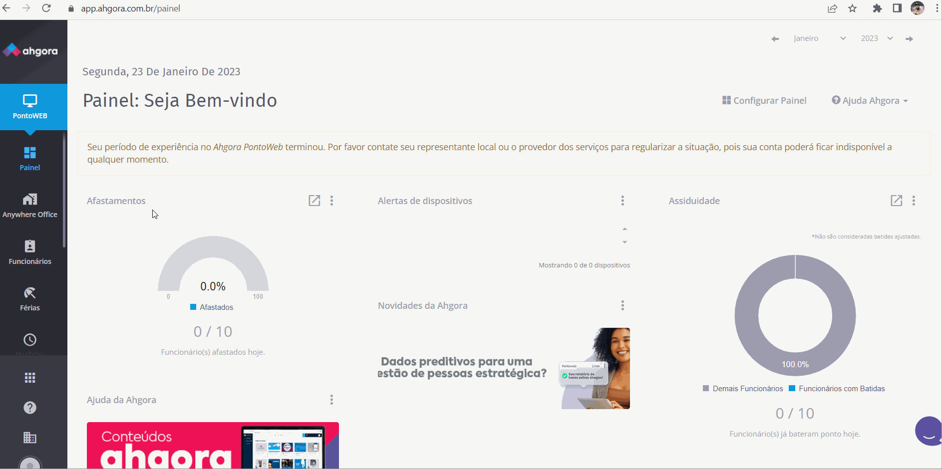 TOTVS RH Ponto Eletrônico (Linha Ahgora) - Controle de Acesso (antigo Acessoweb) - Como ...