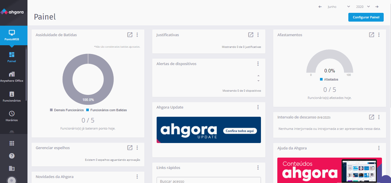 TOTVS RH Ponto Eletrônico (Linha Ahgora) - Controle de Acesso (antigo Acessoweb) - Como ...