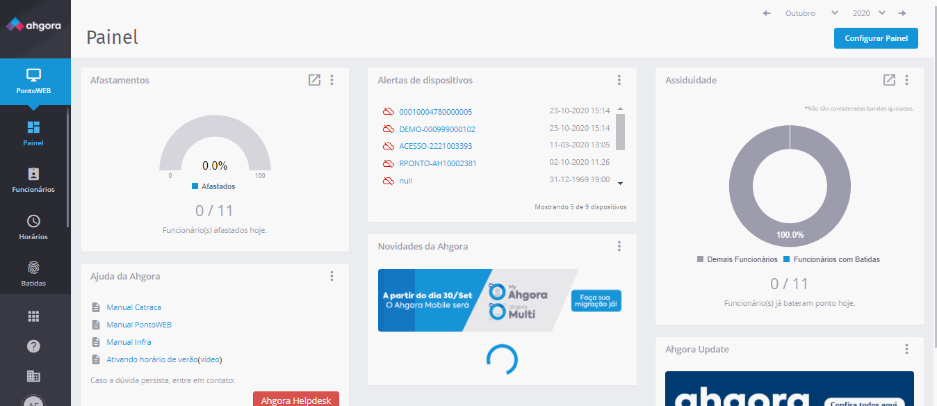 TOTVS RH Ponto Eletrônico (Linha Ahgora) - Controle de Acesso (antigo Acessoweb) - Como ...