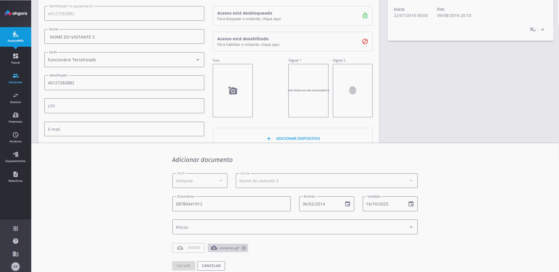 TOTVS RH Ponto Eletrônico (Linha Ahgora) - Controle de Acesso (antigo Acessoweb) - Como ...