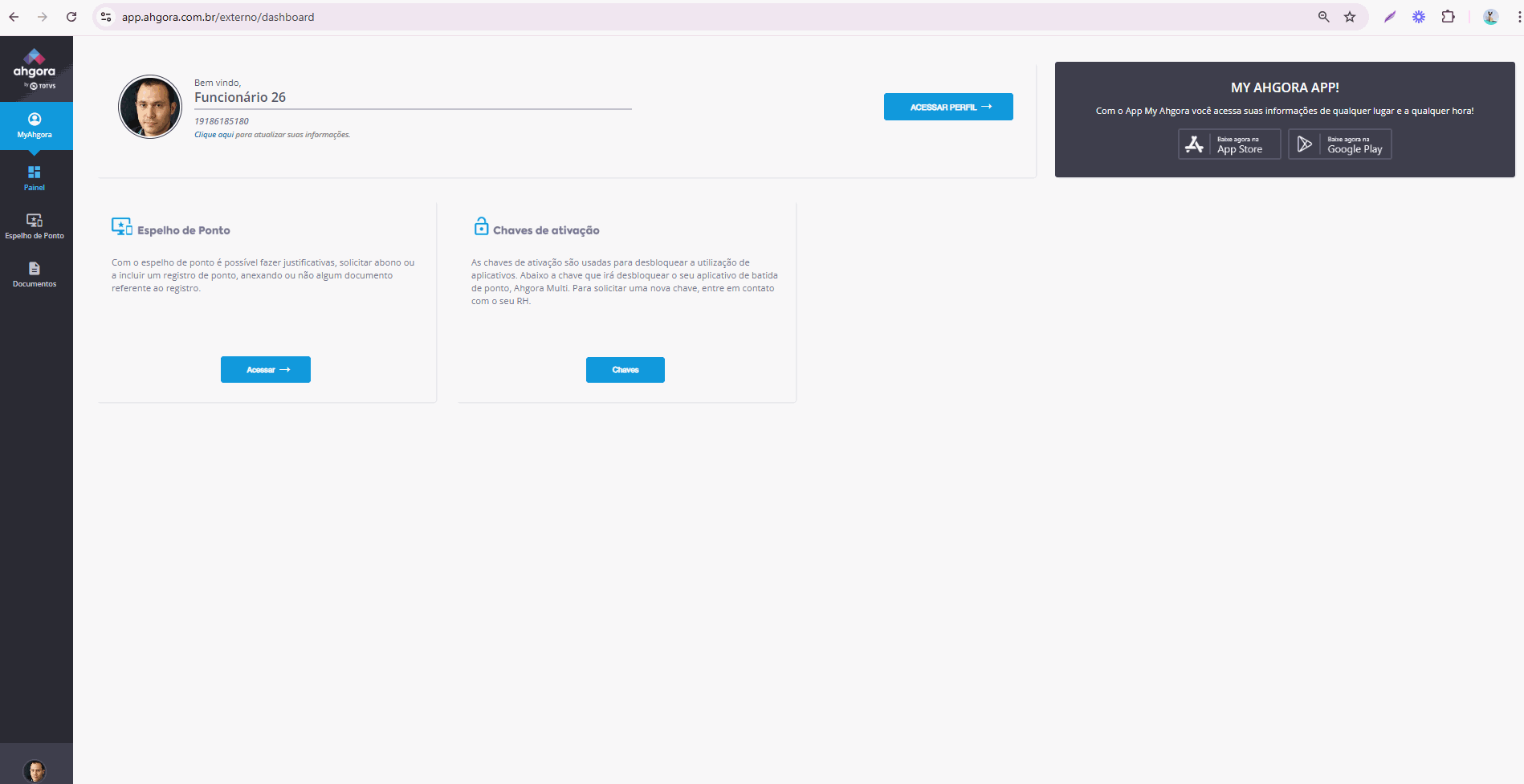 TOTVS RH Meu Ponto Eletrônico web (antigo My Ahgora) - Como solicitar ...