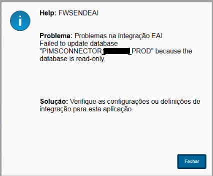 Agro - PIMS MC - ADM - Failed to update database because the database is read-only – Central de ...