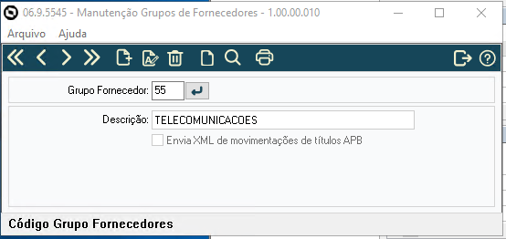 Cross Segmentos - Linha Datasul - UTB - Cadastros - Campos do utb095aa ...