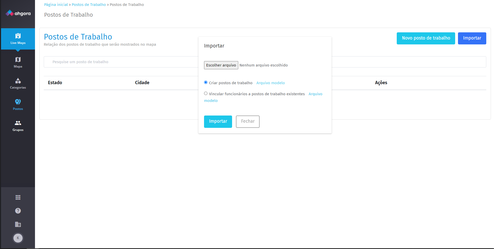 TOTVS RH Ponto Eletrônico (Linha Ahgora) - Mapa de Frequência (antigo Livemaps) - Como importar ...