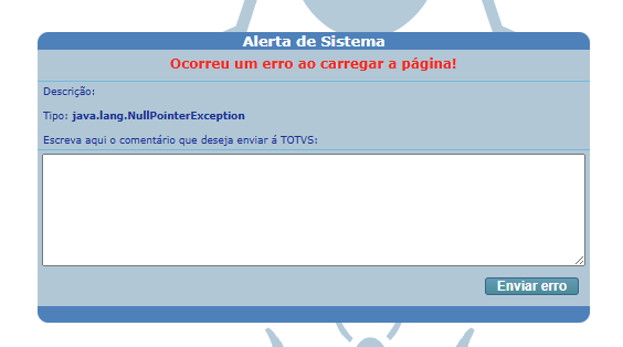 Framework - Linha Logix - BI - Apresenta erro após o Login com o ...