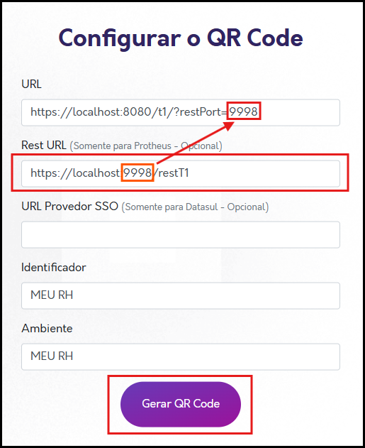 RH - Linha Protheus - MEU RH - Como configurar a URL do QR Code para ...