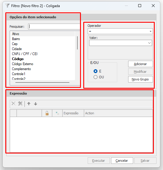 Framework - Linha RM - Frame - Filtros da visão – Central de ...