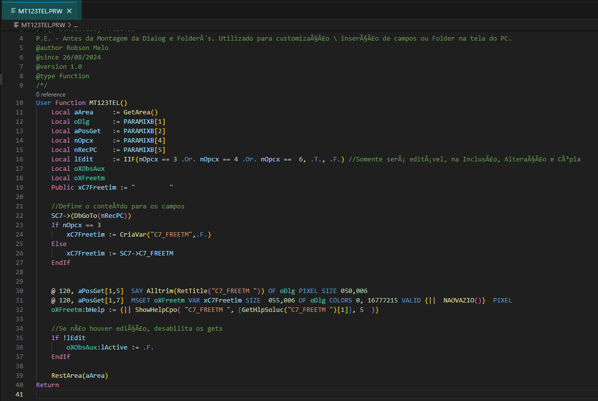 Cross Segmentos - TOTVS BackOffice (Línea Protheus) - MI - Compras (SIGACOM) - MATA123 - Cual es ...