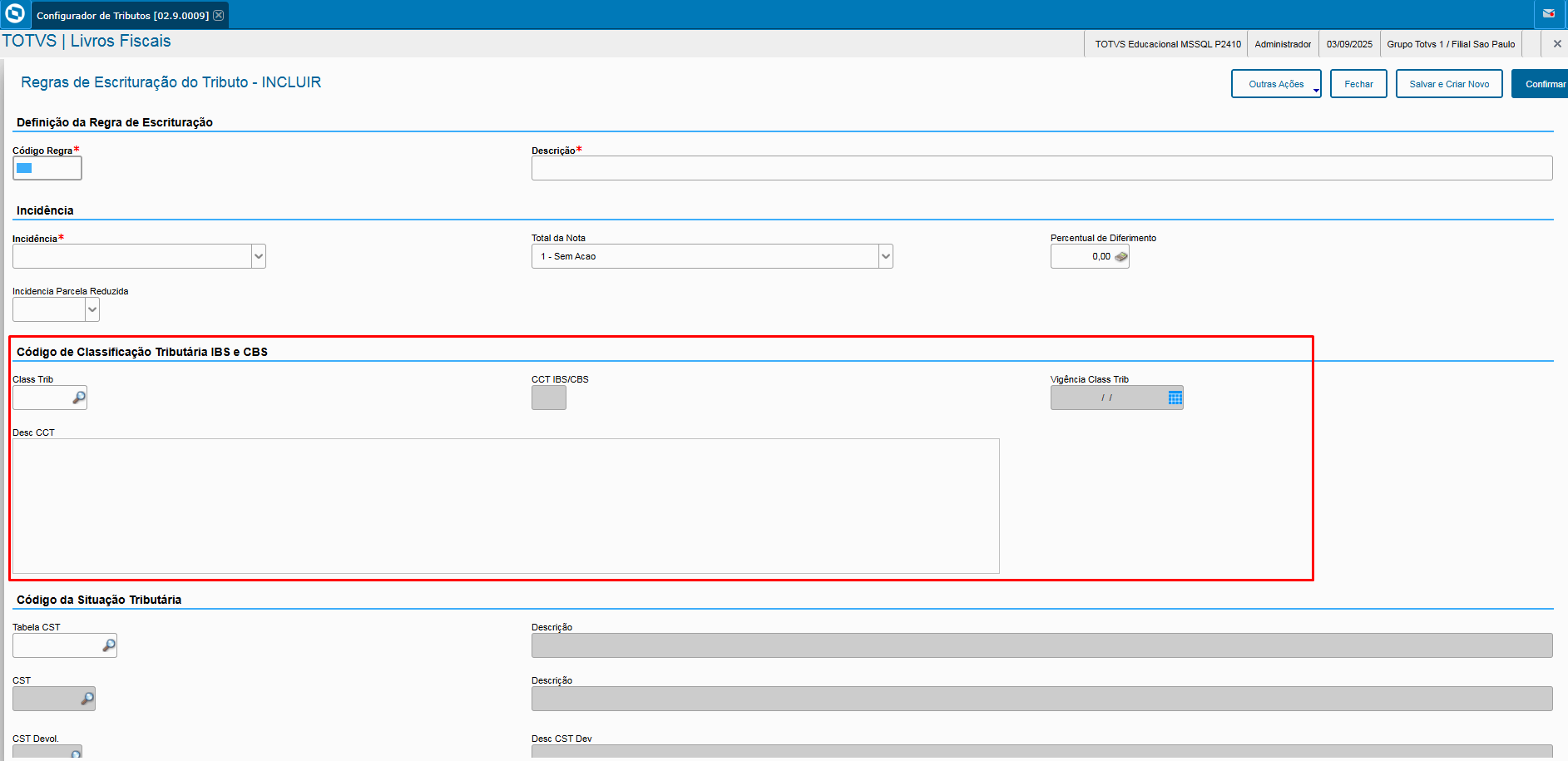 CROSS Segmentos - TOTVS Backoffice Linha Protheus - FIS - Como importar ...